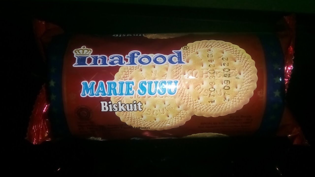 Review Produk #853 : Inafood Marie Susu Biskuit - YouTube