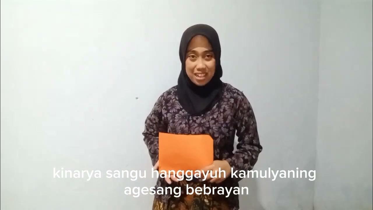 PRANATA ACARA | PANGGIHING PINANGANTEN | FAUJIYAH Absen 19 - YouTube
