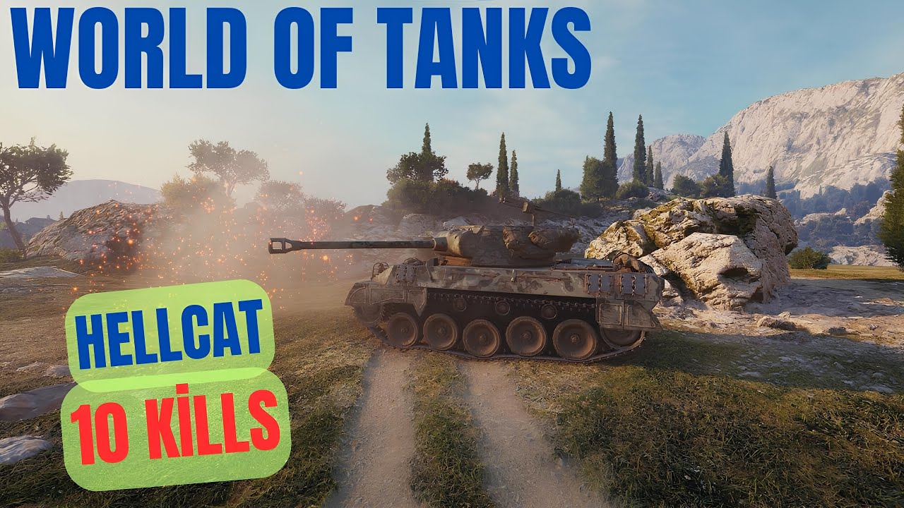 Hellcat Heroics: 10 Kills! 🔥🏆 / World of Tanks / Wot Replays - YouTube