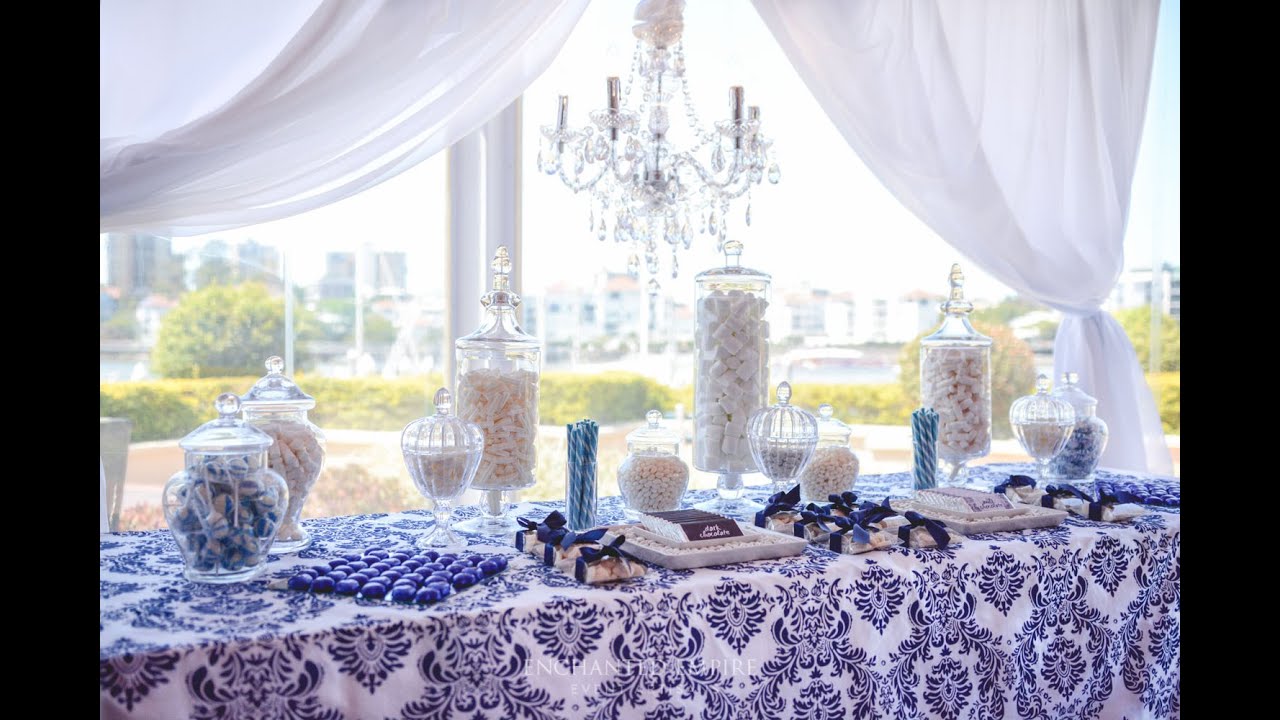Navy Damask Lolly Bar styled by Enchanted Empire - YouTube