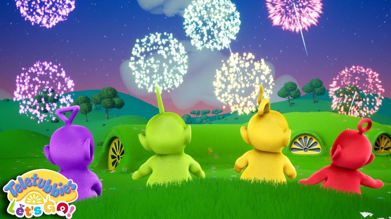 Watch FIREWORKS Light Show with Teletubbies 🎆| Teletubbies Let’s Go ...