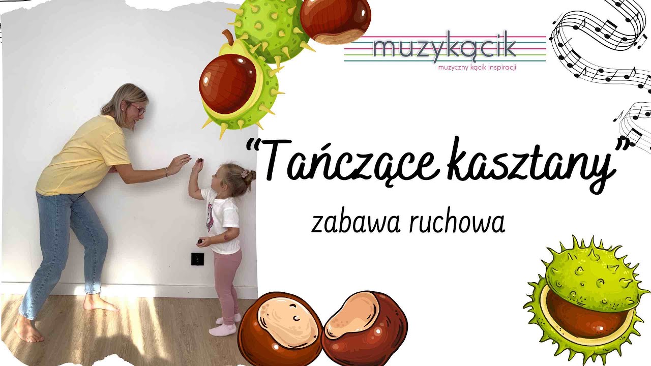 "Tańczące kasztany" - zabawa ruchowa na jesień - YouTube
