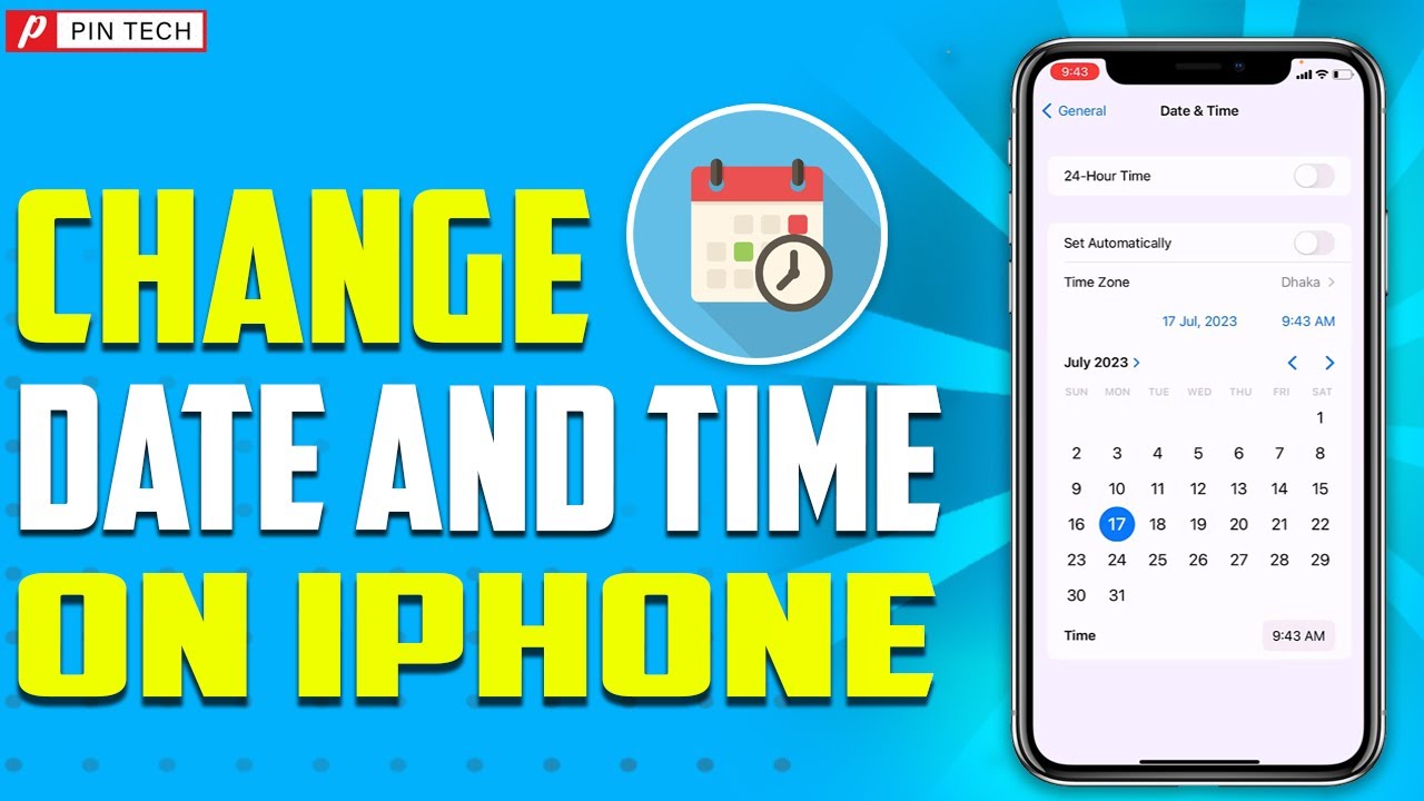 how to change Date and Time on iPhone 2023 - YouTube