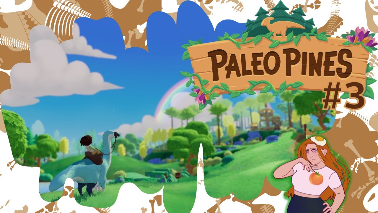 🦖 A New Friend - Paleo Pines Demo #3 [Cute & Cozy DINOSAUR Farming Sim ...