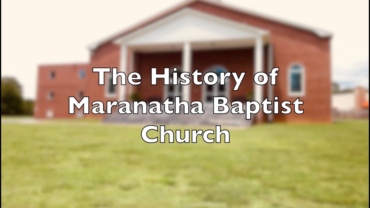 30th Anniversary Video History of Maranatha Baptist Church - YouTube