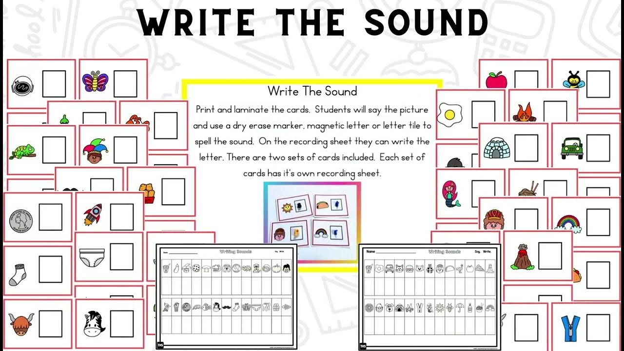 See It Say It Spell It Letters & Beginning Sounds Activities for ...