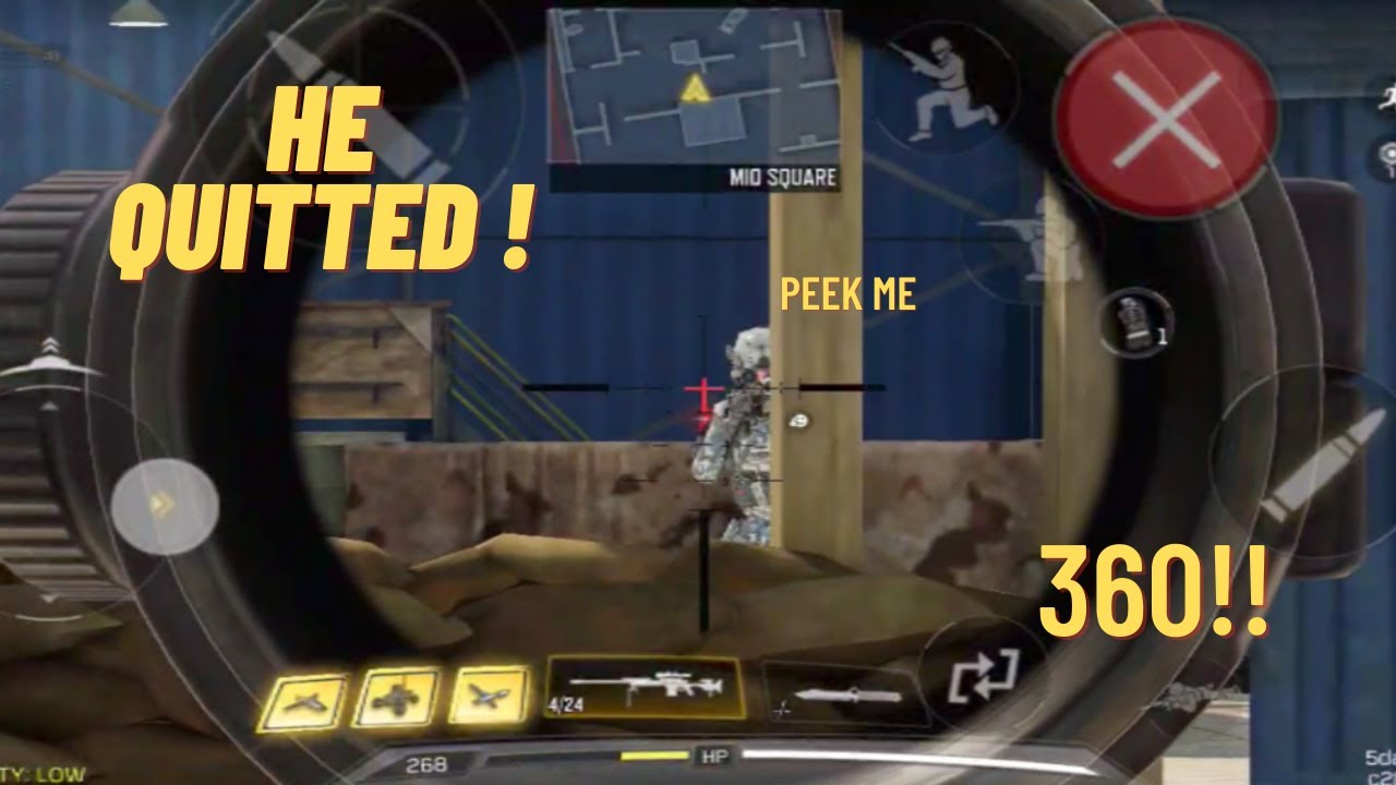 He quitted the GAME! SR Gameplay off gyro CODM Philippines - YouTube