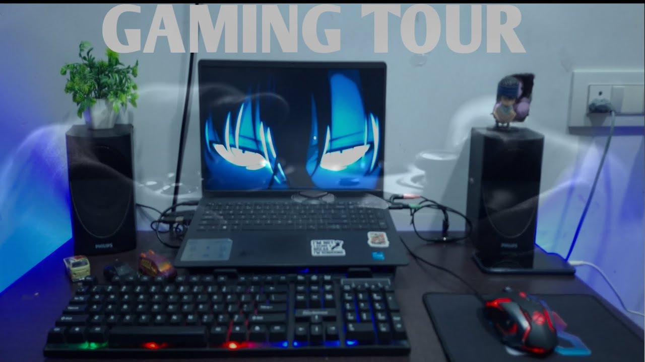 Gaming setup tour #gaming #flex x nani - YouTube
