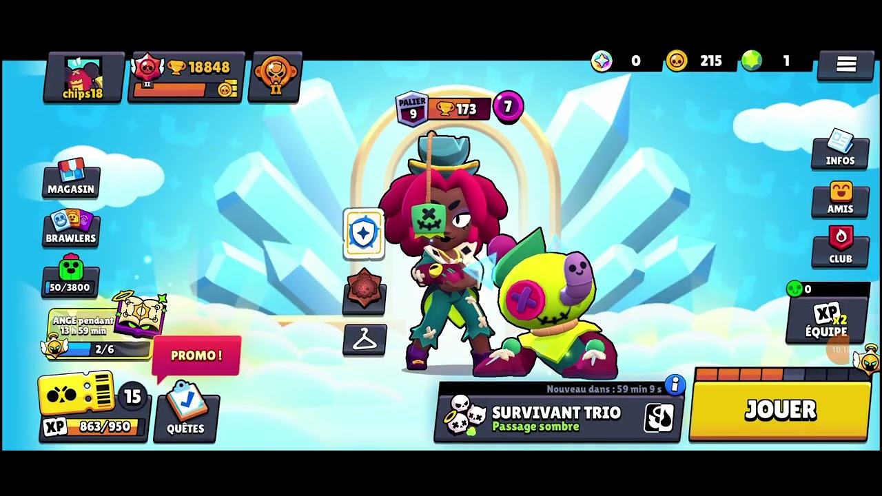 Brawl stars, encore une fois : Demon vs Ange - YouTube