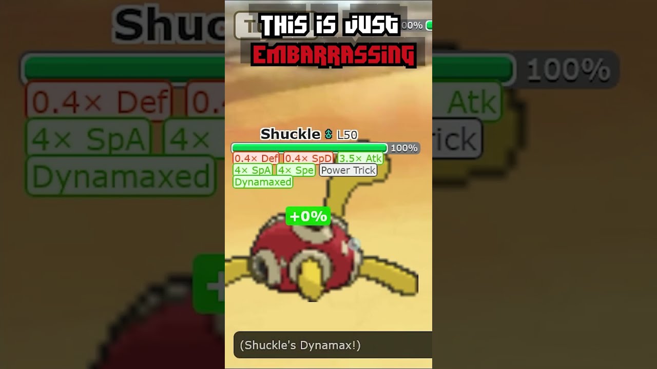 SHUCKLE SWEEPS SALTY LEGENDARY SPAMMER - YouTube