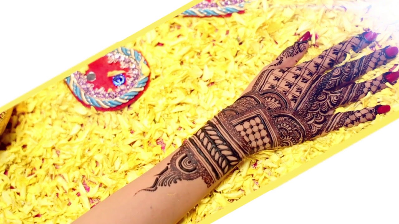 Simple Quick Henna Design by ROSE - YouTube