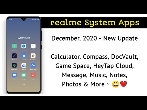 Realme System Apps Update - December 2020 | Top 20 Realme System Apps Update ~ 🔥🔥🔥