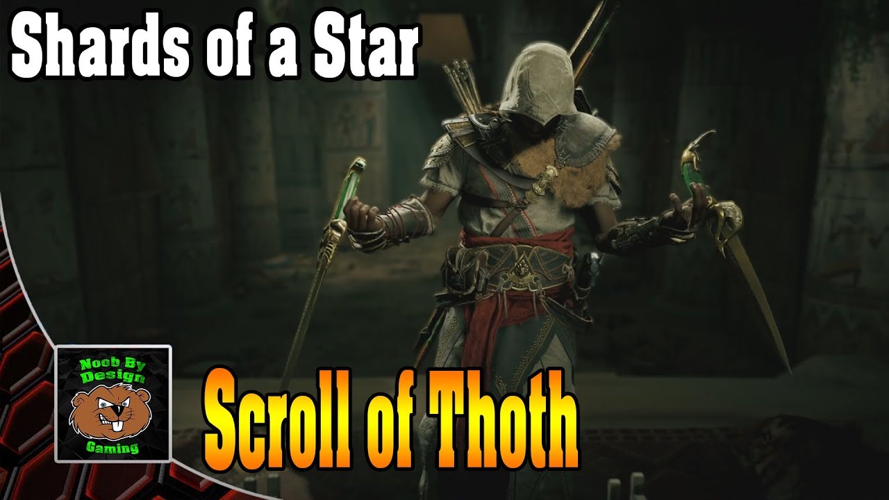 Assassins Creed Origins - Shards From A Star - Scroll of Thoth - YouTube
