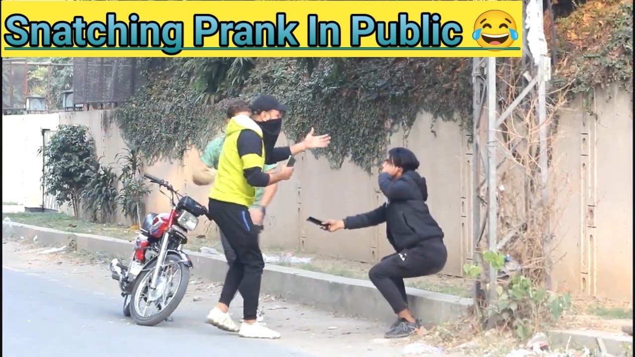 Snatching Prank in Public🔥||Funny Prank💫||EPIC Reaction😂||Part-4 - YouTube