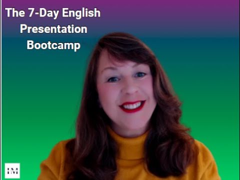 Welcome to my 7-Day English Presentation Bootcamp! - YouTube