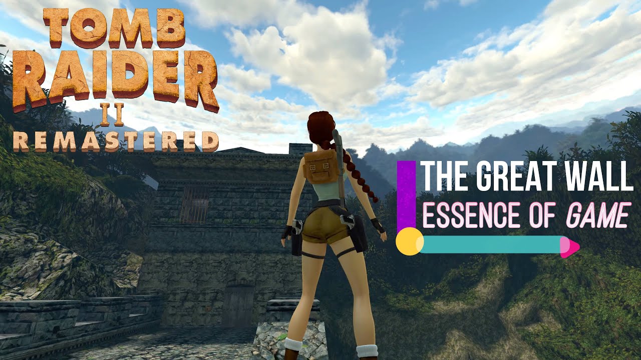 Tomb Raider 2 Remastered Level 1: The Great Wall - YouTube