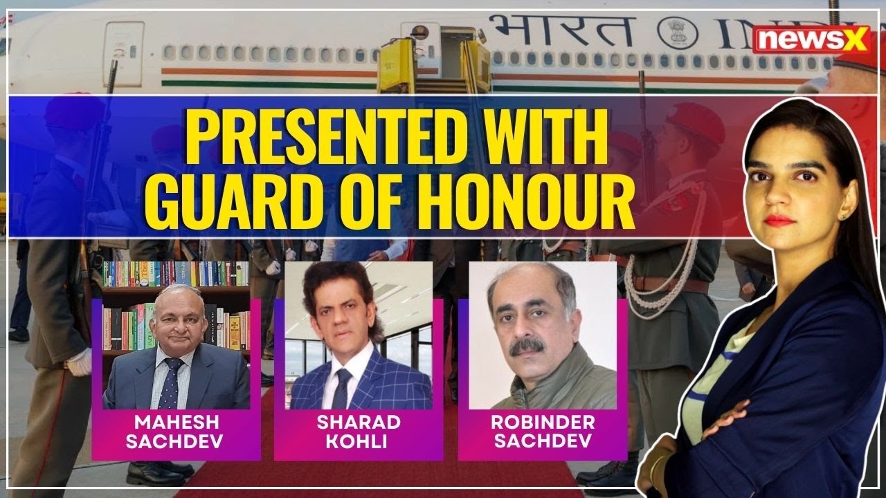 PM Modi Awarded With Guard Of Honor | Indian PM's Historic Visit To ...