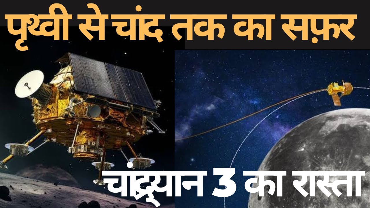 Chandaryan 3 का पृथ्वी से चाँद तक का सफ़र # कब क्या हुआ # इस वीडियो से ...