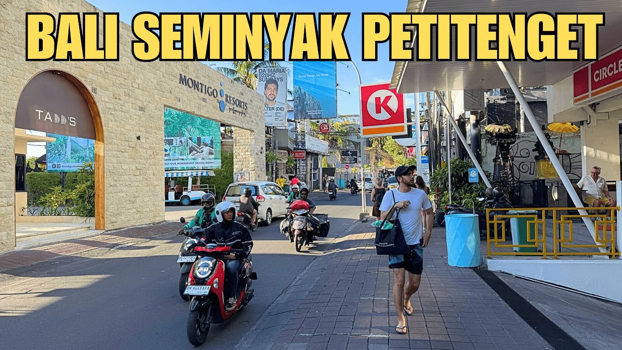Bali Seminyak, Petitenget Street Walking Tour Today 2025 - YouTube
