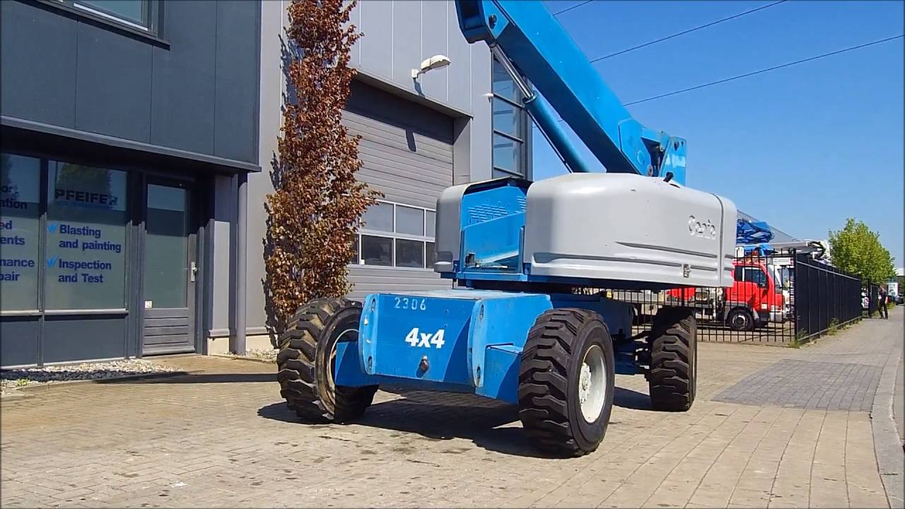Genie S60 4WD 2003 - YouTube