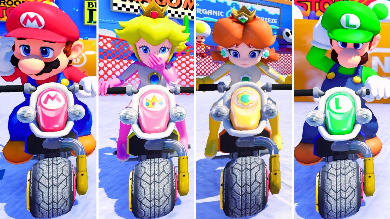 All Losing Animations - STANDARD BIKE - Mario Kart 8 Deluxe (DLC wave 6 ...