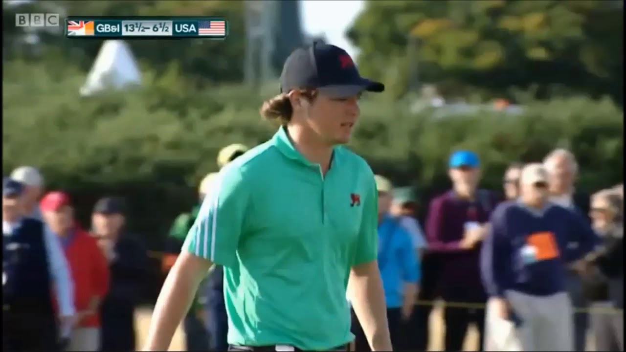 Ewen Ferguson - Walker Cup Chip - YouTube