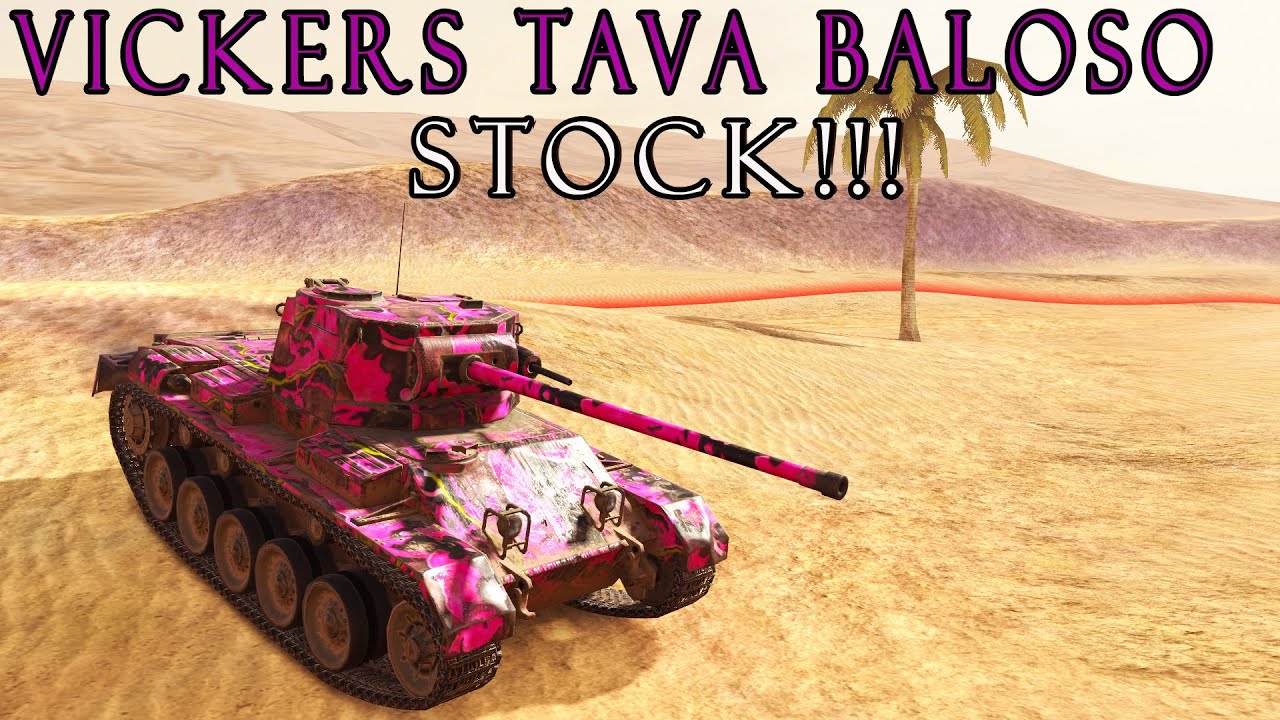 VICKERS CRUISER BRILHOU STOCK!! WOT BLITZ - YouTube