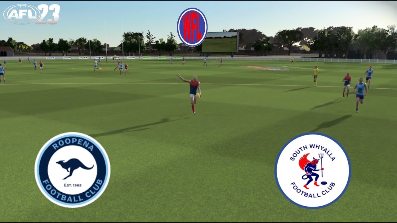 AFL 23 - Roopena vs South Whyalla (Clips Only) - YouTube