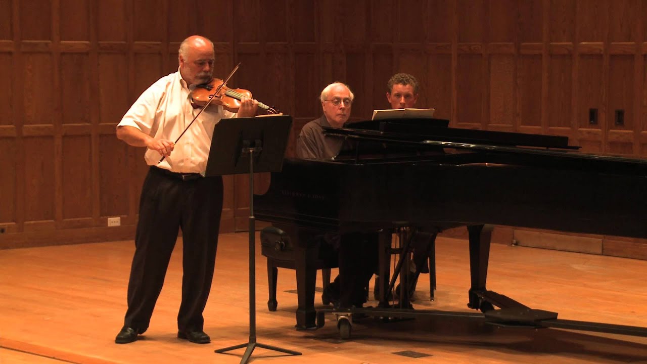 Joseph Genualdi and Richard Wilson - Brahms Sonata in G Major, Op. 78 ...