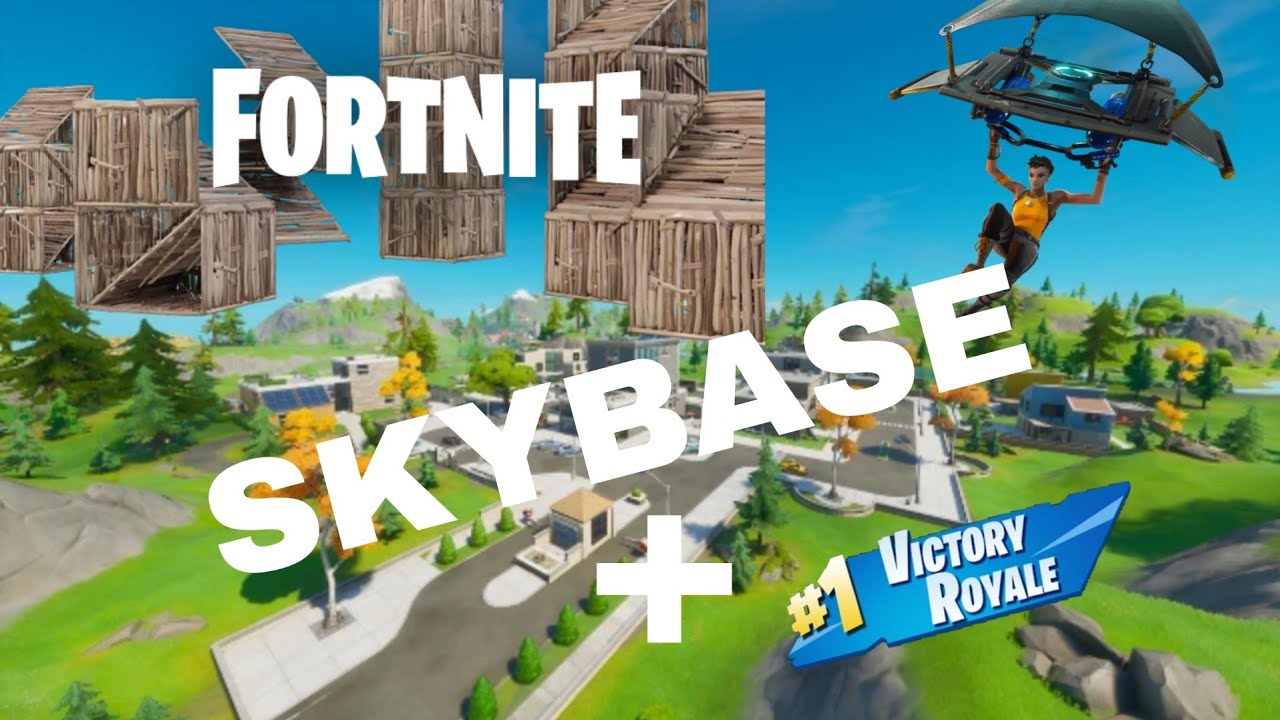 Skybase su fortnite apparte tutto (Video epico) - YouTube