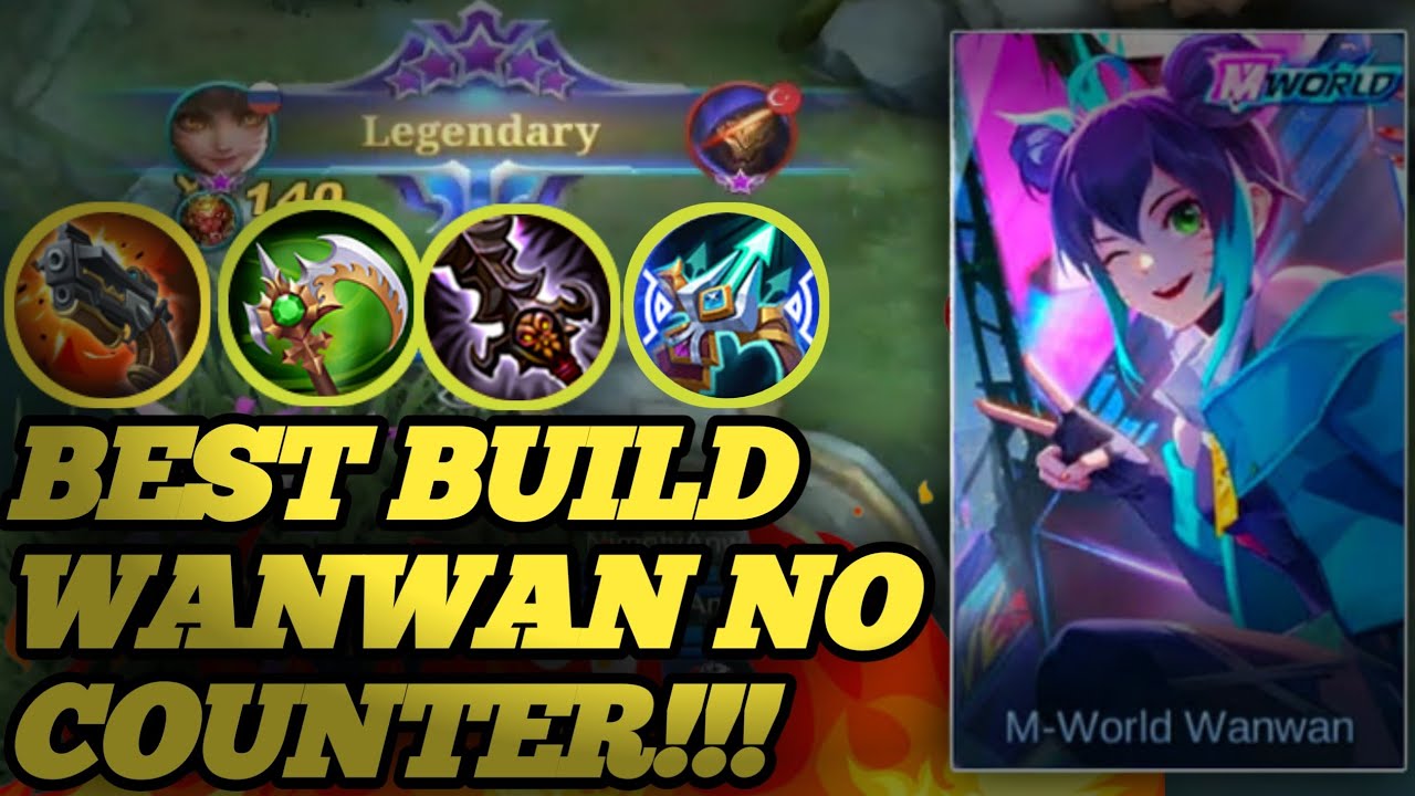 WANWAN BUILD ITEM TERSAKIT TERBARU WAJIB COBA ‼️ GAMEPLAY WANWAN TOP ...