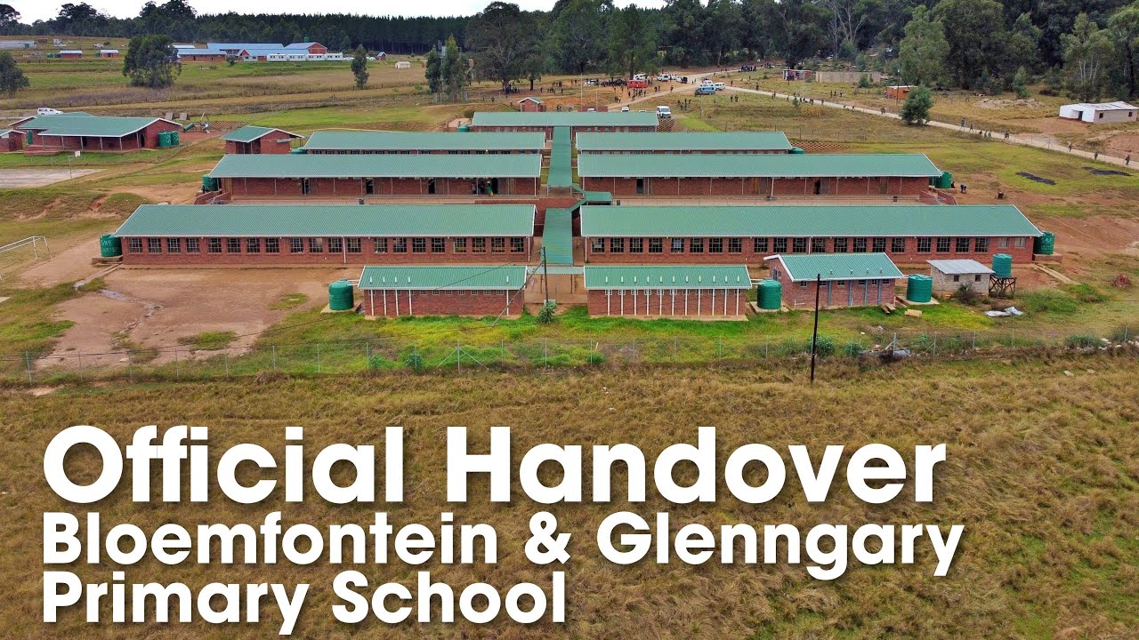 Official Opening of Bloemfontein & Glengarry Primary Schools - YouTube