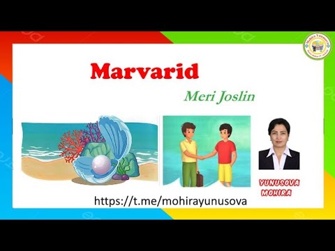 "Marvarid" 4- sinf o'qish savodxonligi - YouTube
