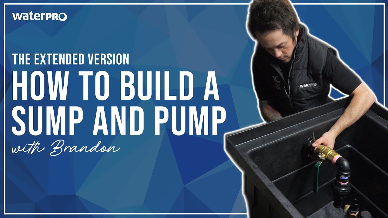 How to build a sump and pump package | The extended version - YouTube