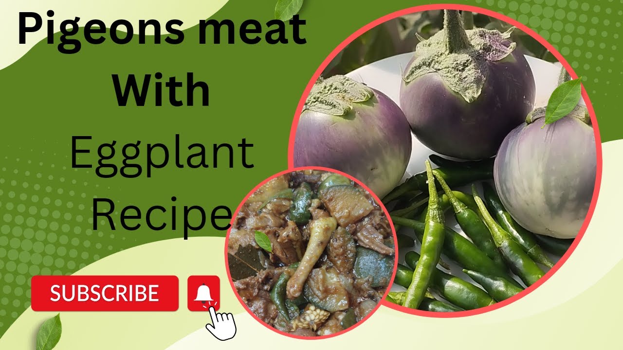 Pigeon meat with eggplant 🤤💚 - YouTube