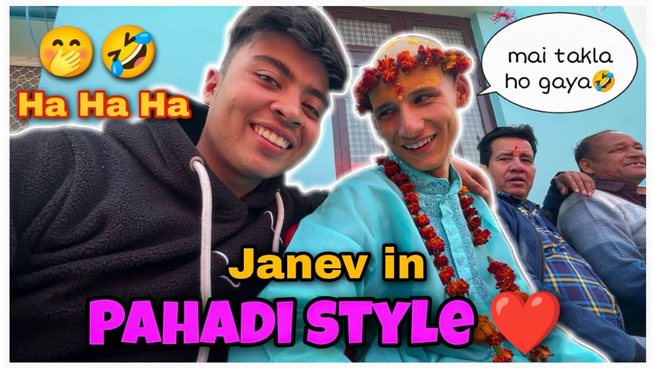 Janev in pahadi style 😍 ️ || Gabbu takla ho gaya 🤭😂 || #funny # ...