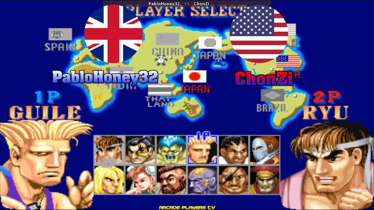Street Fighter II' - Hyper Fighting PabloHoney32 (UK) vs ChonZi (Usa ...