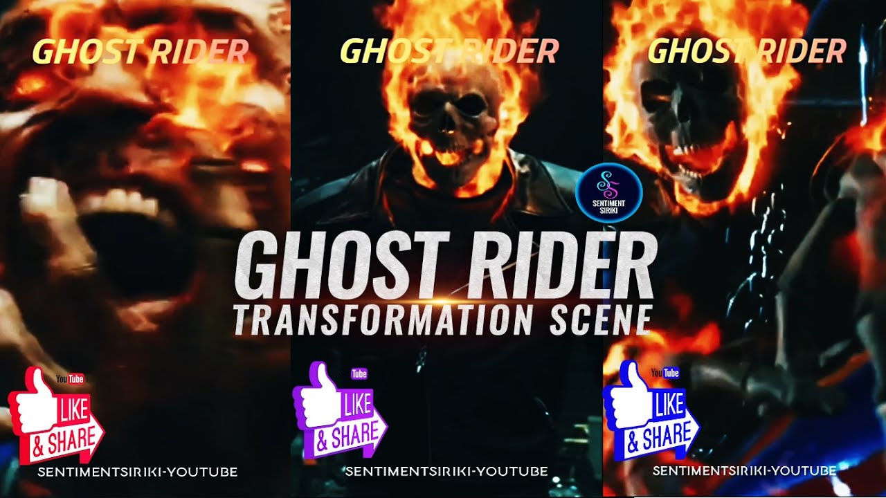 Ghost rider first Transformation Scene🔥🔥Johnny Blaze🔥🔥Tamil Whatsapp ...