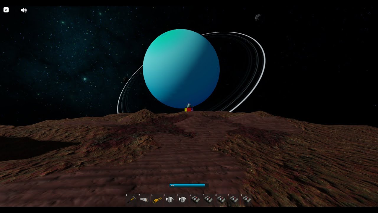 Solar System Exploration 2 ядро спутика урана оберон! + баг связанный с ...