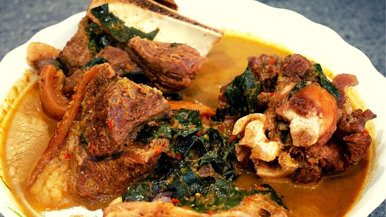 How To Prepare Goat Meat Pepper Soup. - YouTube