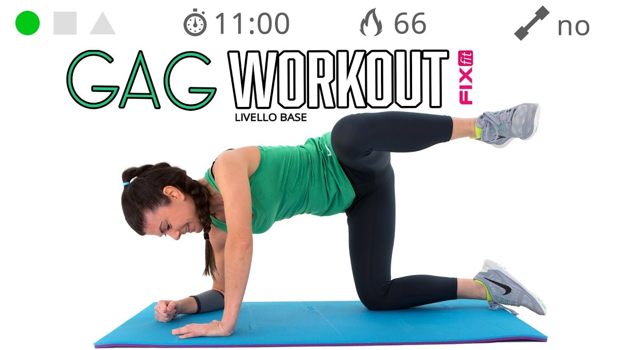 Esercizi Glutei Gambe E Addominali Allenamento Gag Veloce GAG!