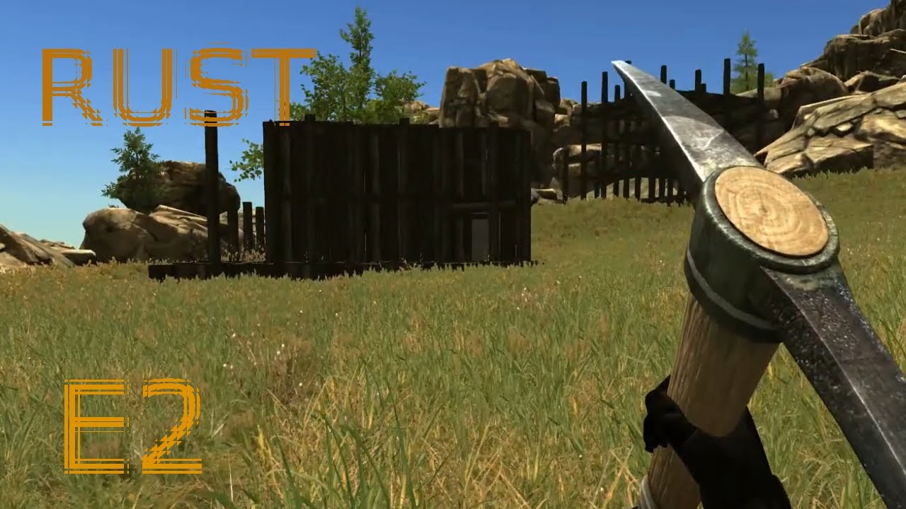 Let's Play Rust: S1 EP2 Building my House! - YouTube