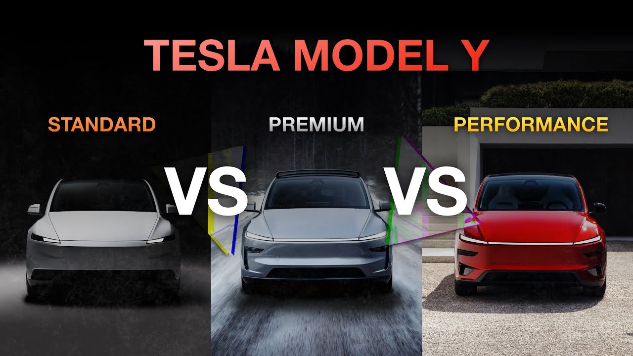 NEW Tesla Model Y Standard vs Premium vs Performance | WHICH ONE? - YouTube