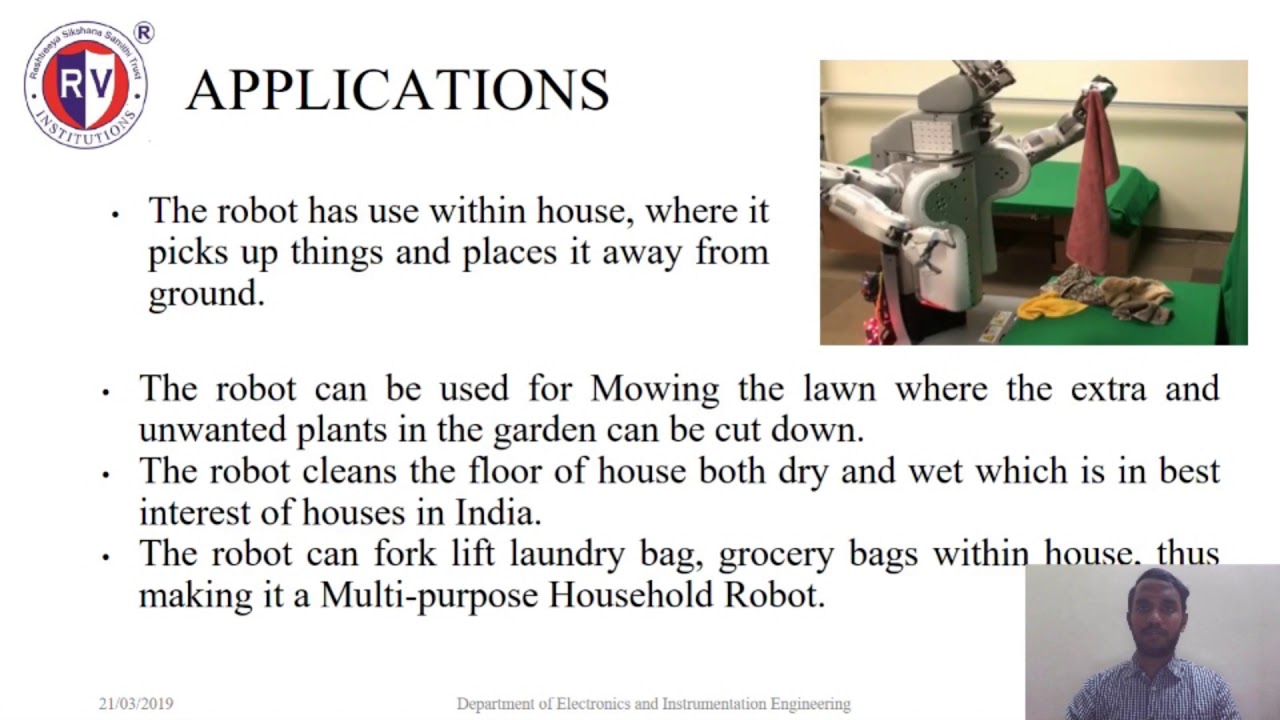 NI myRIO based IoT Controlled Multipurpose Household Robot - YouTube