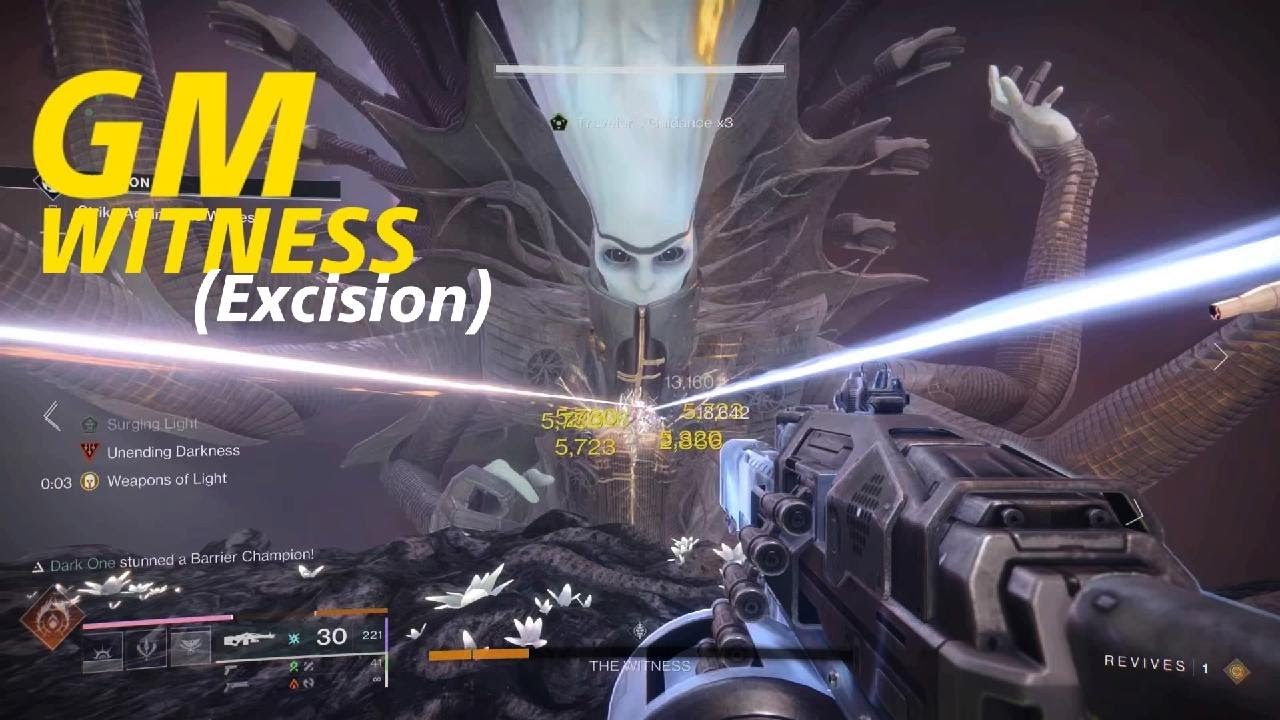 GRANDMASTER EXCISION THE WITNESS CATALYST ERGO Destiny 2 - YouTube