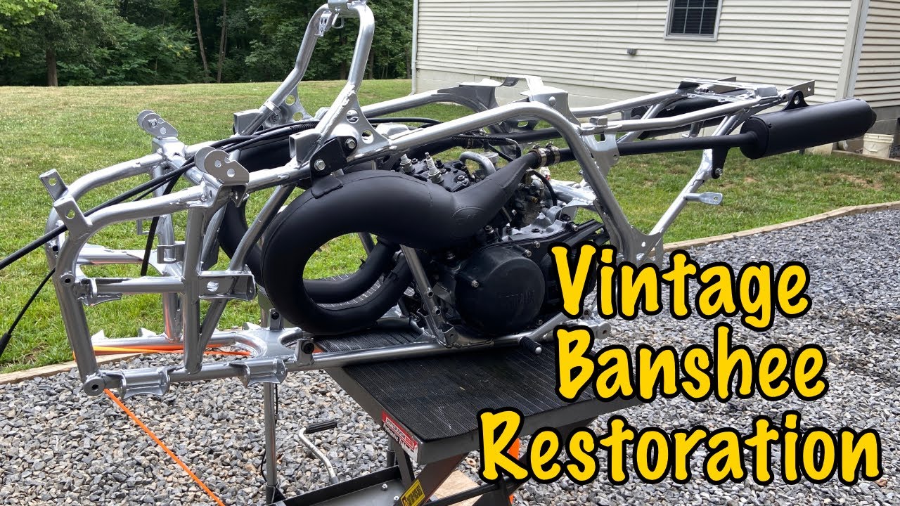 1992 Vintage Banshee Restoration Progress - YouTube