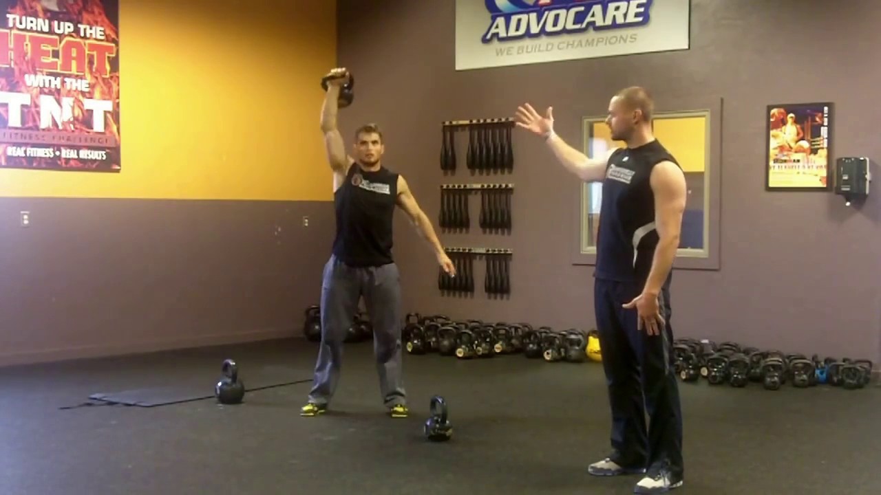 KB Snatch to Thruster - YouTube