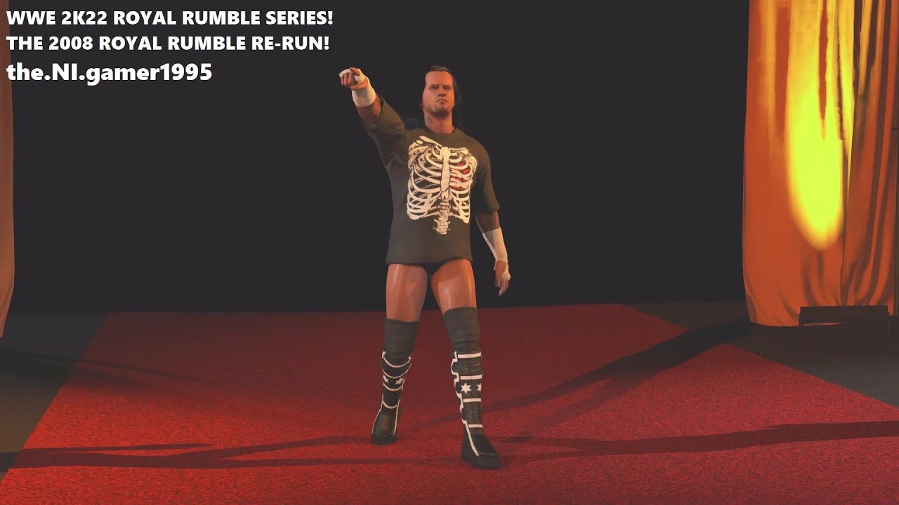 The 2008 royal rumble re run! WWE 2K22 royal rumble series! - YouTube