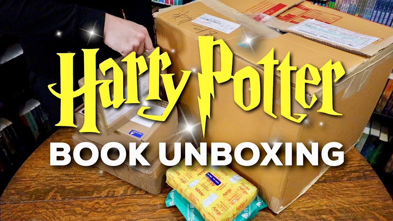 BIG HARRY POTTER BOOK UNBOXING | HARRY POTTER COLLECTOR DAY - YouTube