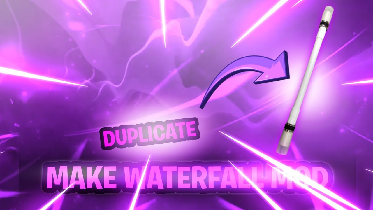 DUPLICATE WATERFALL PEN MOD || HOW TO MAKE A PEN MOD || PAPER MOD ...